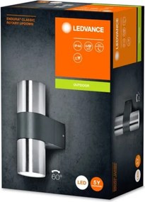Ledvance - Venkovní nástěnné svítidlo ENDURA ROTARY 2xGU10/5W/230V IP44
