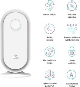TrueLife AIR Purifier P5 WiFi - Čistička vzduchu