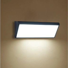 Brilagi - LED Venkovní nástěnné svítidlo TRIANGLE LED/42W/230V černá IP65