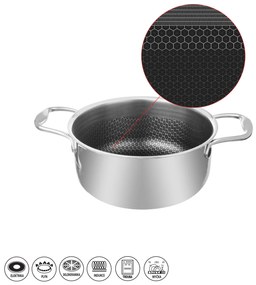 Hrnec COOKCELL nepřilnavý povrch 3vrstvý 2,75 l