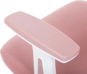 Ergonomická kancelářská židle EMILIE - růžová síťovina