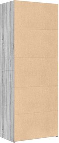 Skříň highboard šedá sonoma 70 x 42,5 x 185 cm kompozitní dřevo 3281425