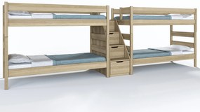 Vlastní výroba Dubová patrová postel Junior 9