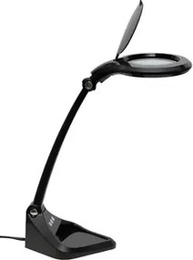 Maul Iris 8261290 černá / LED lampa s lupou / stmívatelná