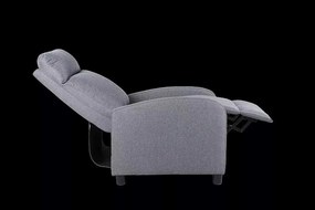 LuxuryForm DESIGN Televizní křeslo RUFO s polohováním - šedé