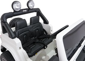Ramiz Jeep Wrangler Rubicon LIFT elektrické autíčko pro děti bílé