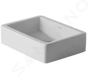 DURAVIT - Vero Umyvadlo na desku, 500x380 mm, bez přepadu, bílá (0455500000)