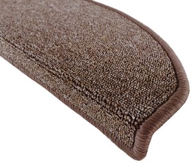 Vopi Nášlapy na schody Astra hnědá půlkruh, samolepící - 28x65 půlkruh (rozměr včetně ohybu)