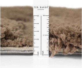 Hnědý ručně tkaný kulatý koberec ø 200 cm Lambeth Jasper – Ted Baker