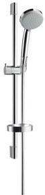 Hansgrohe Croma 100, Vario sprchová souprava se sprchovou tyčí 65 cm a miskou na mýdlo, chromová, HAN-27772000