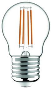 Prémiová retro LED žárovka E27 4,5W 470lm G45 denní, filament, ekv. 40W, 3 roky