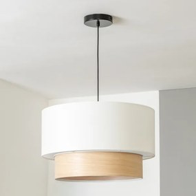 Brilagi - LED Lustr na lanku CERIA 1xE27/40W/230V pr. 50 cm bílá/béžová