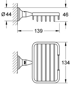 Grohe Essentials Authentic - Multi-věšák na ručníky, chrom 40660001