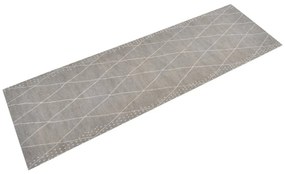Kuchyňský koberec omyvatelný Kosočtverce 60 x 180 cm samet 136565