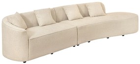 Designová sedačka Pasquale 330 cm béžová