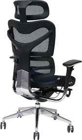 Ergonomická síťovaná kancelářská židle MOSH Airflow 702 – modrá