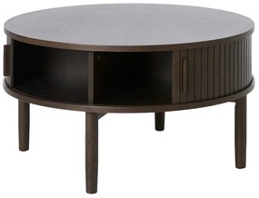Designový konferenční stolek Palomino 85 cm tmavě hnědý dub