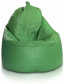 Sedací vak ECOPUF - YOKO - ekokůže Tmavě hnědá