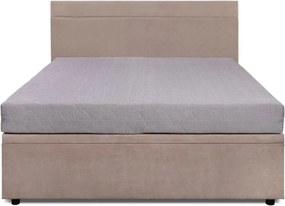 Postel Fro Pik 160x200 s roštem, úložným prostorem Mono 233, béž