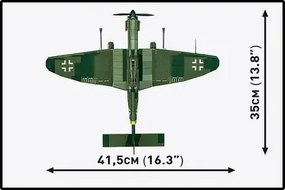 COBI 5767 Junkers Ju-87G-2 Stuka / Stavebnice / 571 kostek / 2 figurky