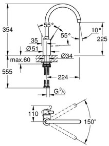 Grohe Eurosmart Cosmopolitan 32843002