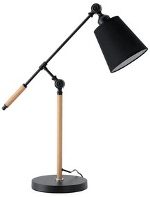 Stolní lampa zarli černá MUZZA