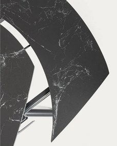 Rozkládací jídelní stůl s přídavnou deskou s keramickou deskou 100x130 cm Yodalia – Kave Home