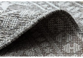 Kusový koberec Axel šedý kruh 120cm