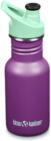 Dětská nerezová lahev Klean Kanteen Narrow w/Kid Sport Cap – fialová 355 ml