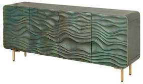 Massive home | Luxusní komoda Black lagoon tyrkysová mango 160cm