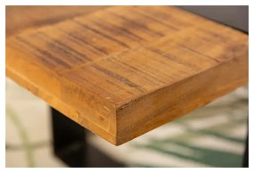 Massive home | Konferenční stolek IRON CRAFT 100 CM přírodní masiv mango