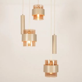 Závěsné svítidlo Retro 70er Trio 150 Round Taupe