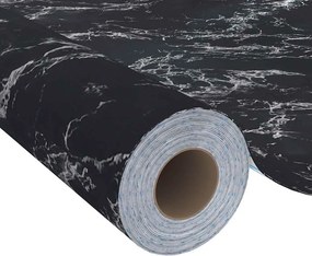 Samolepící tapeta na nábytek černý kámen 500 x 90 cm PVC 326143