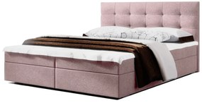Čalouněná postel FADO 2 + rošt + matrace+ topper, 140x200, cosmic14