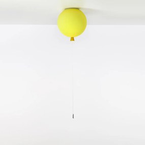 Skleněná svítidla Memory připomínající nafukovací balónky Barva: Žlutá, Průměr: 250 mm, Sklo: Matné