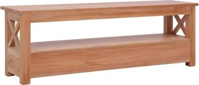 TV stolek 115 x 30 x 40 cm masivní mahagonové dřevo 337081