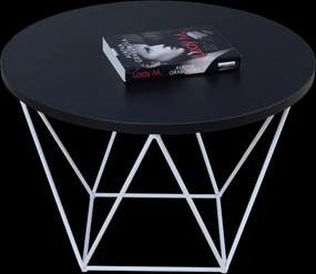 ADRK Furniture Konferenční stolek LIAM CT-LIA-W-B