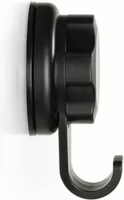 Compactor Bestlock Black Háčky do koupelny s přísavkou černá (2ks) / b
