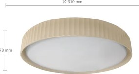 Brilagi - LED Stropní svítidlo LUCIA LED/24W/230V pr. 31 cm béžová