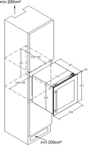 Kluge Vinotéka Kluge KCW3602B