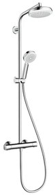 Hansgrohe Crometta 160 1jet Showerpipe - sprchový systém, bílá-chrom 27264400