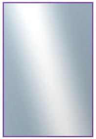 DANTIK - Zarámované zrcadlo - rozměr s rámem cca 80x120 cm z lišty Hliník modrá m. | P02-242 (7002242)