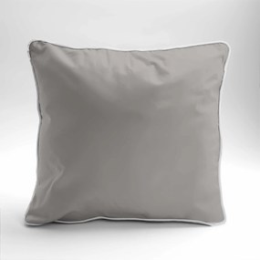 Detexpol Saténový povlak na polštář 40x40 béžový s lemováním Mako Satin 62