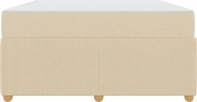 Rám postele Krémová 140 x 200 cm textil 3398397