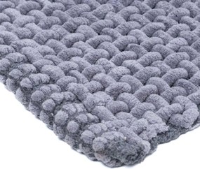 Multi-decor, Koupelnová předložka Belweder tm. šedá, 60x100, šedá, koupelna