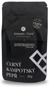 Pepperfield Kampotský pepř černý, 50g DOY-CERNY-50
