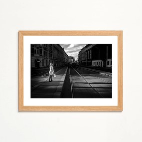 Ondřej Trojan | Čekání Rám: Dubový, Velikost: 30 x 40 cm