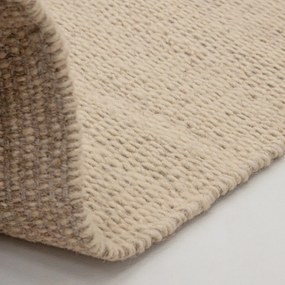 Béžový/krémový ručně tkaný vlněný koberec 200x290 cm Lima Sand – Asiatic Carpets