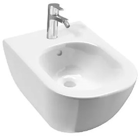 Jika Mio - Závěsný bidet, s 1 otvorem pro baterii, s postranními otvory, Jika Perla, bílá H8317121003041