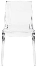 FormWood Transparentní plastová jídelní židle Simple Chair